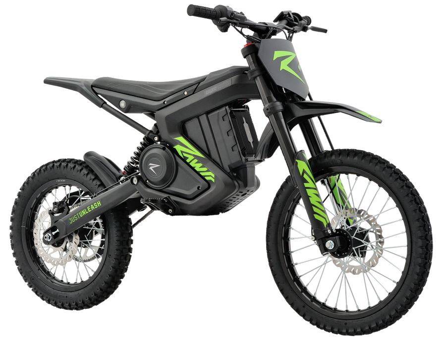 RAWRR Electric Off-road Dirtbike: 72V Mantis Mini R17 – rawrrmantis