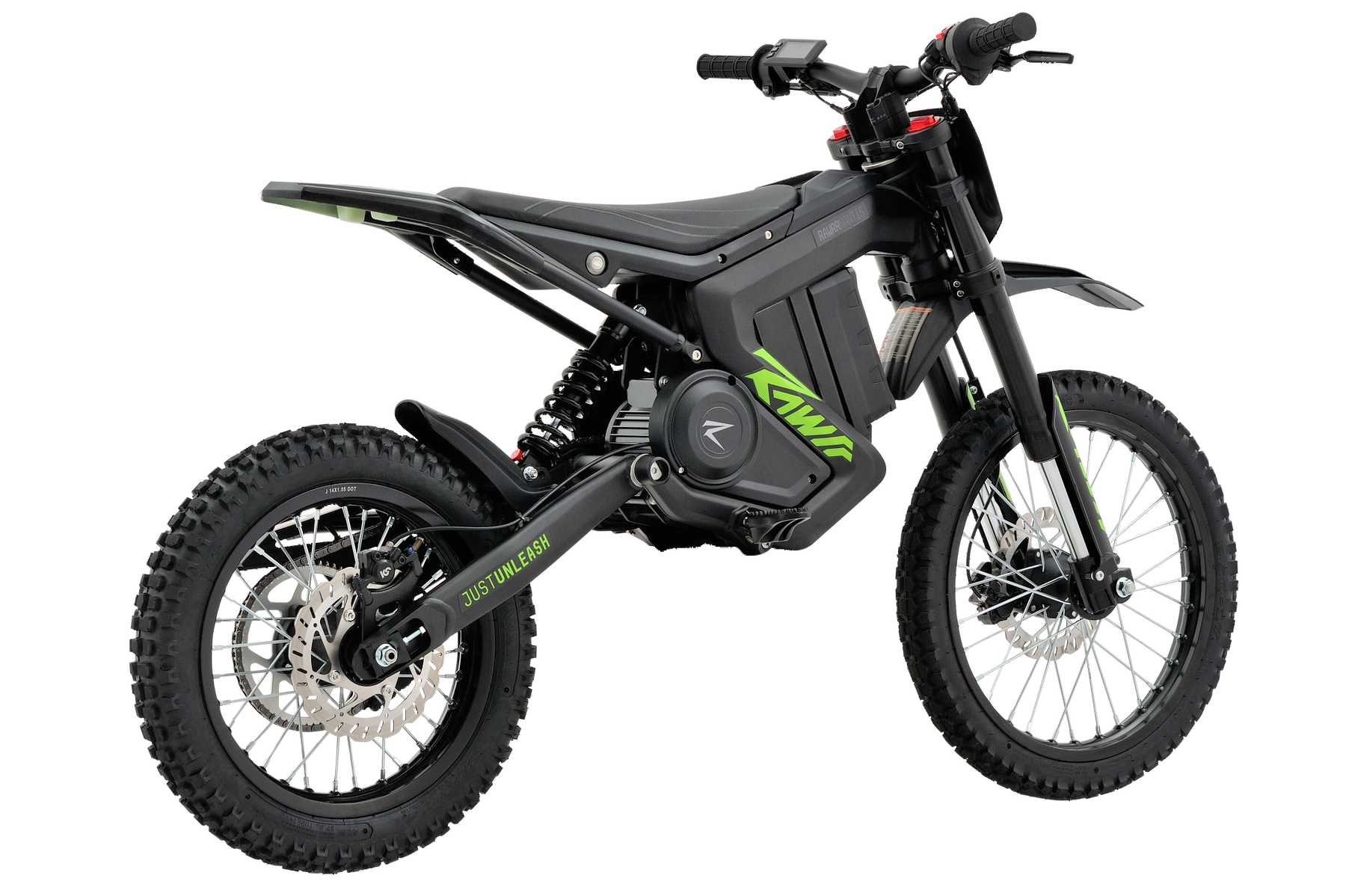 RAWRR Electric Off-road Dirtbike: 72V Mantis Mini R17 – rawrrmantis